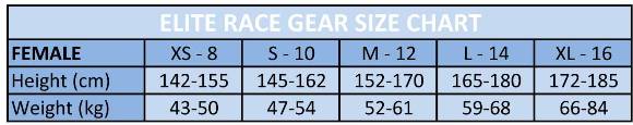Elite Race Gear Size Chart.xlsx – Tri Alliance Triathlon Community